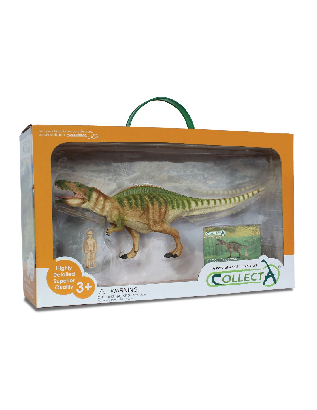 Figurine dinosaure 1:40 acrocanthosaurus (à machoire mobile) Collecta ...