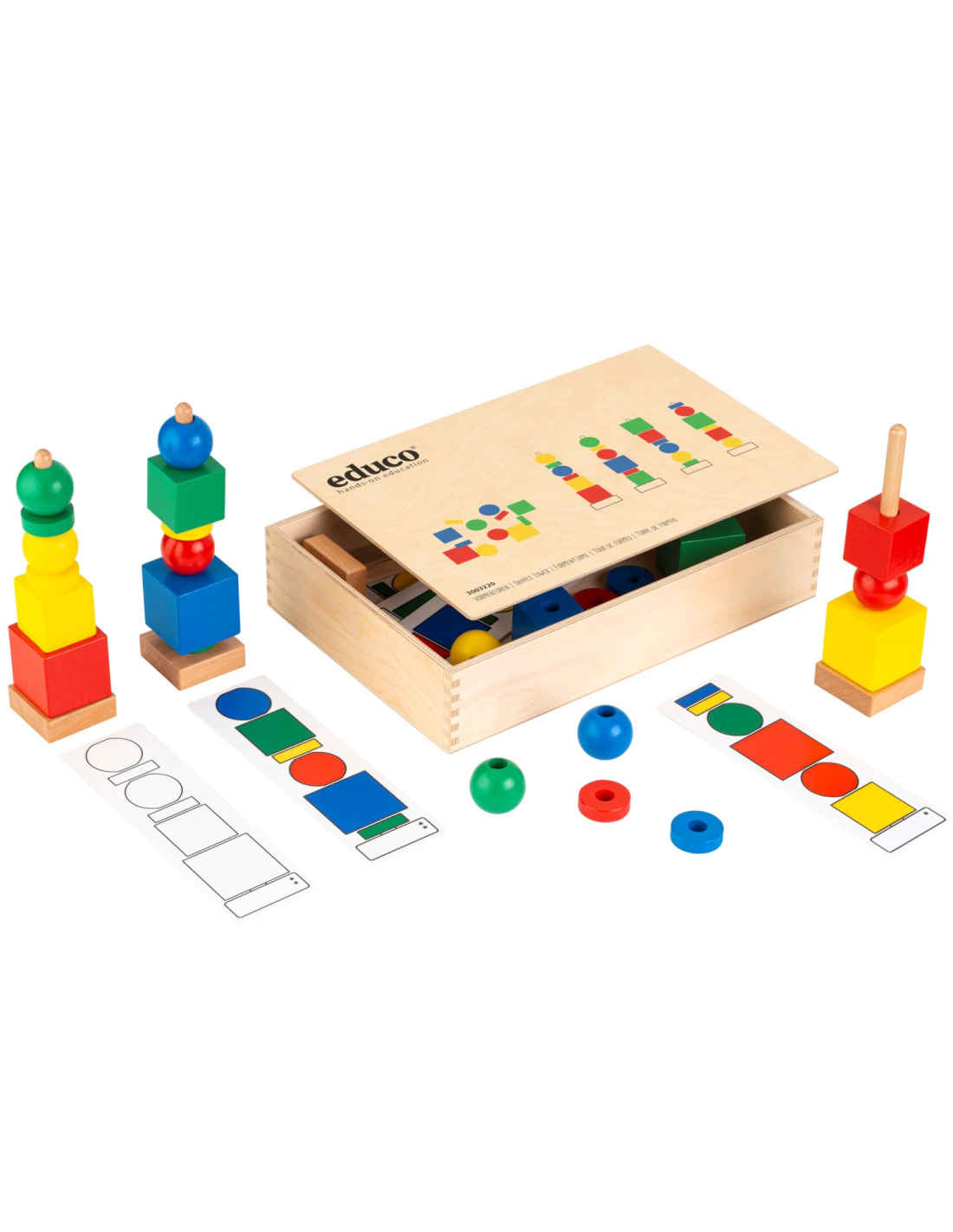 Jeu de Construction Pédagogique pour Discrimination Visuelle - Tour de ...