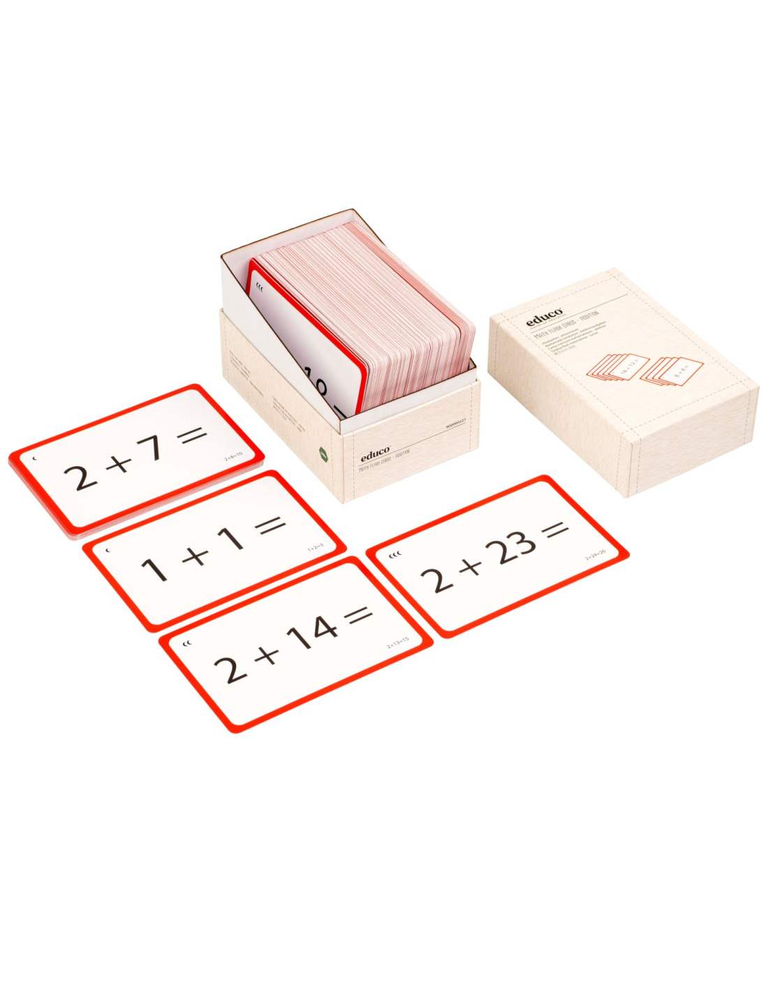 Jeu de Cartes d'Addition - Flash Cards Educo - Maîtrisez les Additions