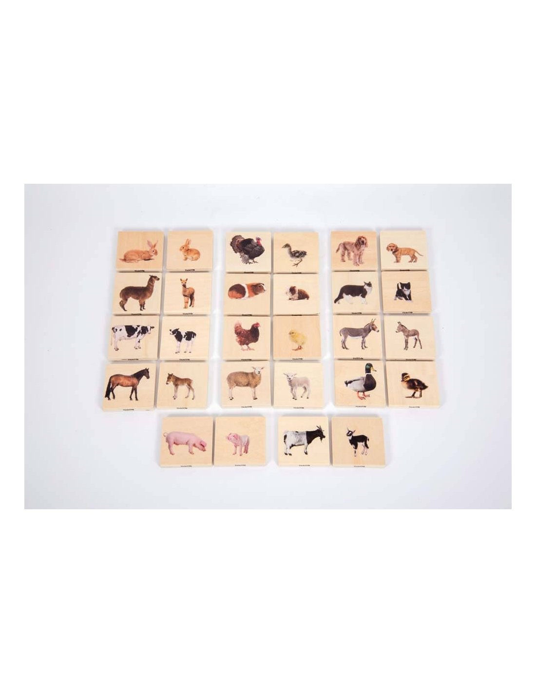 Memory Animaux de la Ferme Tickit - Jeu Éducatif et Ludique pour ...
