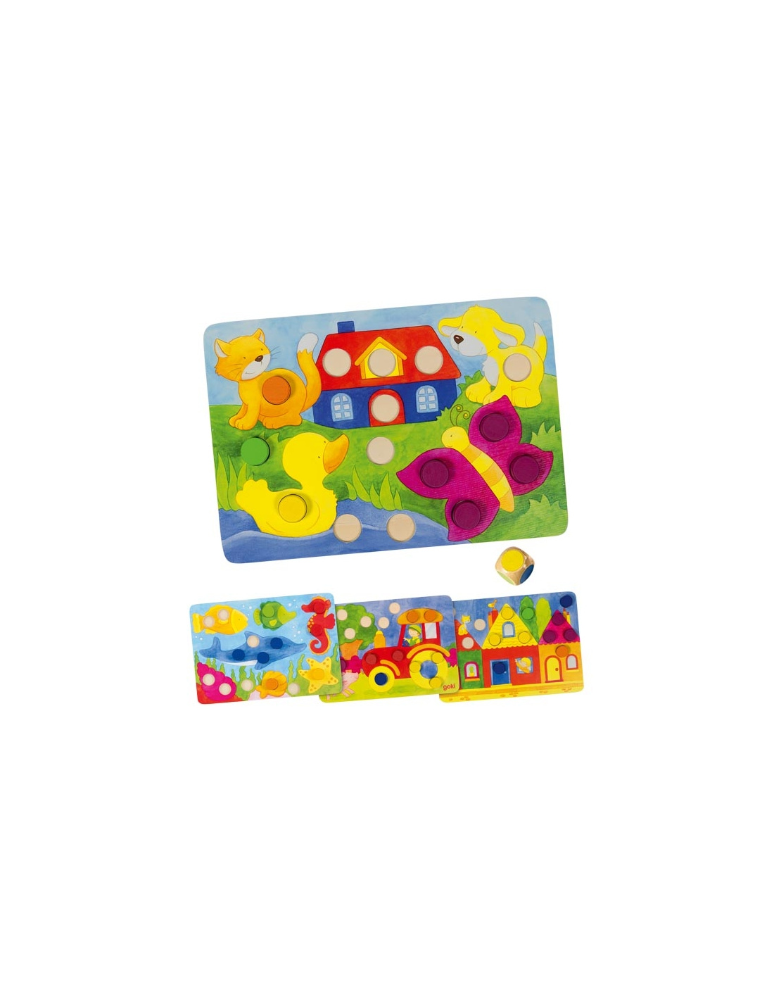 Jeu des Couleurs pour Enfants – Loto Apprenez à Associer les Couleurs ...