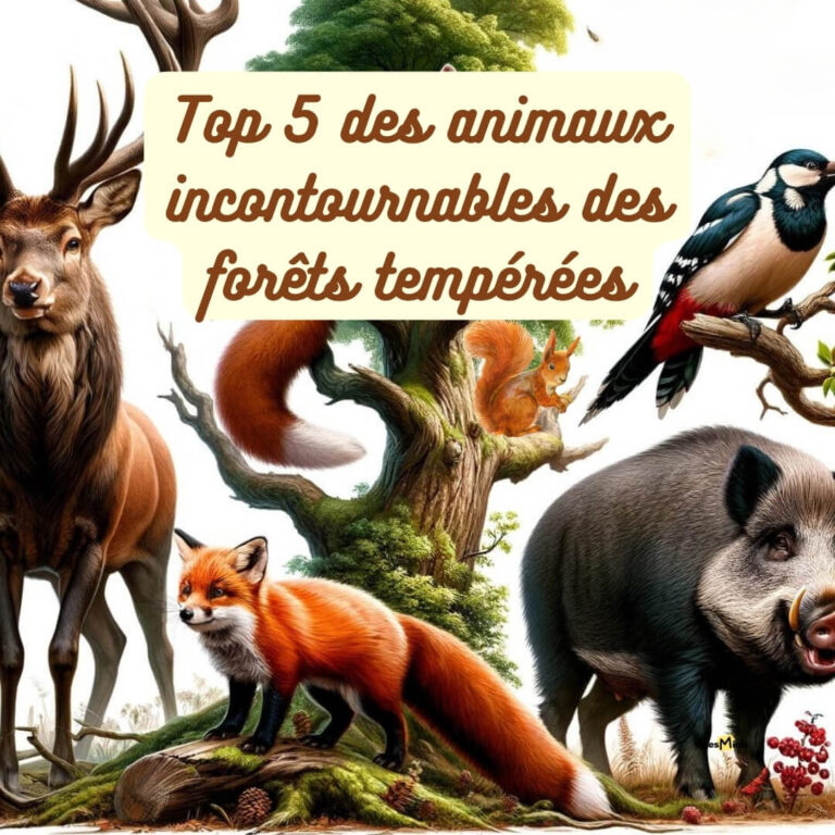 Top 5 des animaux emblématiques des forêts tempérées | Faune incroyable