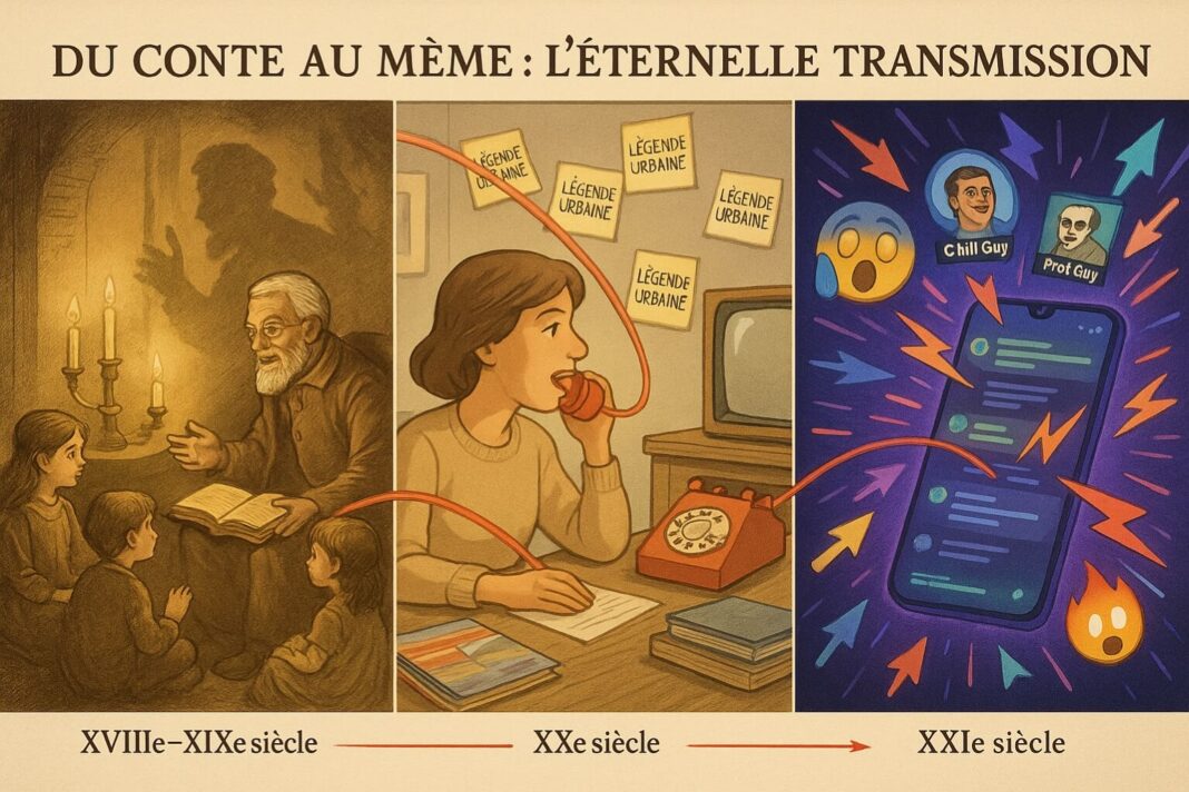 Folklore numérique : mèmes, légendes urbaines & viralité